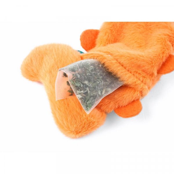 Zoon - Nip-it Refillable Catnip Fox Cat Toy - Sachet Included – Southwood Garden Centre