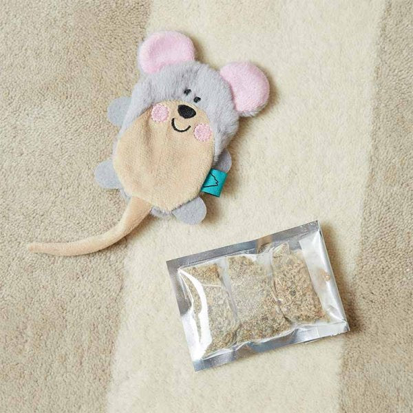Zoon - Nip-it Refillable Catnip Mouse Cat Toy - Sachet Included – Southwood Garden Centre