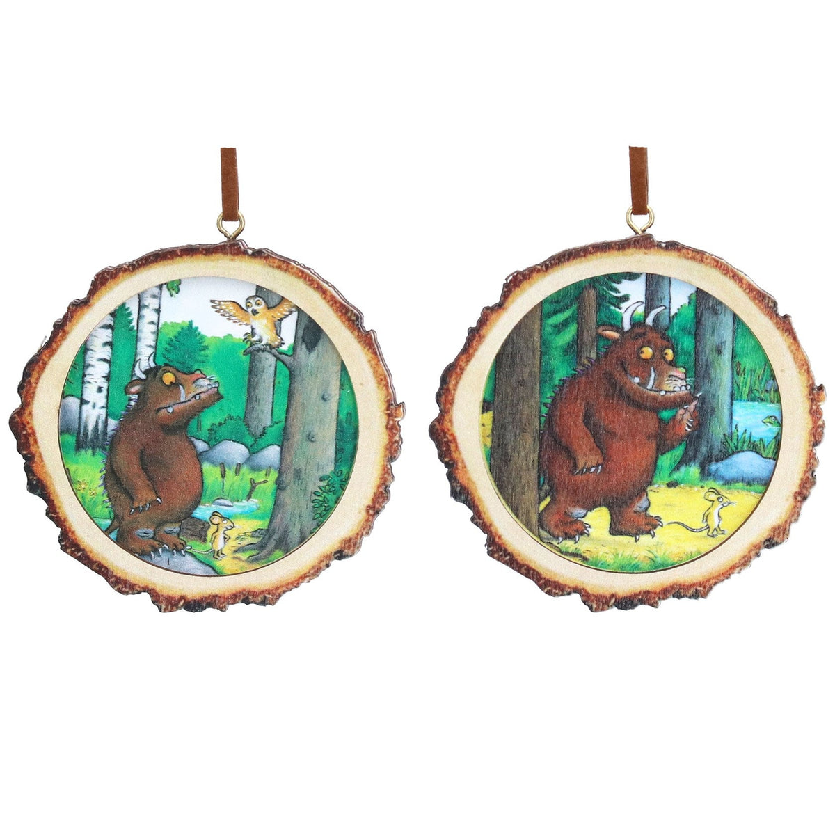 Gisela Graham Gruffalo Wood Log Christmas Tree Decoration – Southwood ...