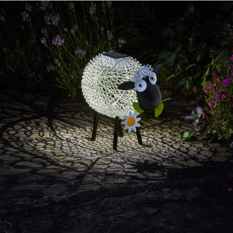 Smart Solar Silhouette Dolly Sheep Light Up Ornament – Southwood Garden ...
