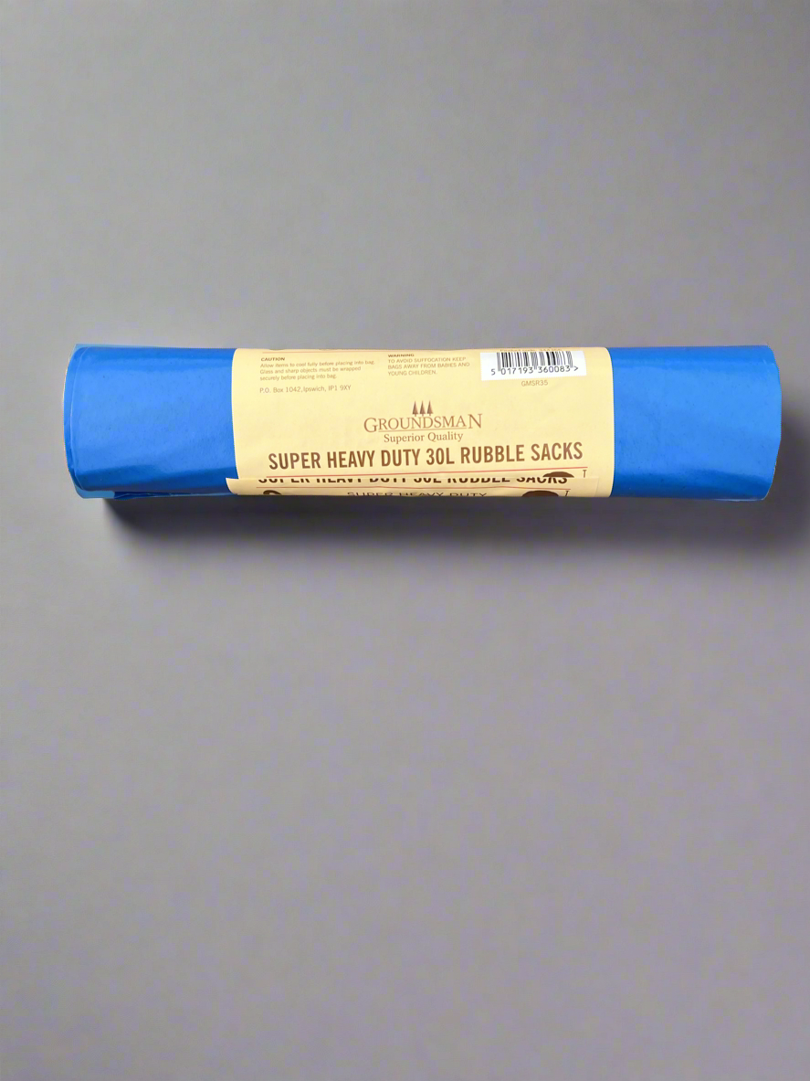 Groundsman Heavy Duty Rubble Sacks 30L - Roll of 6 – Southwood Garden ...