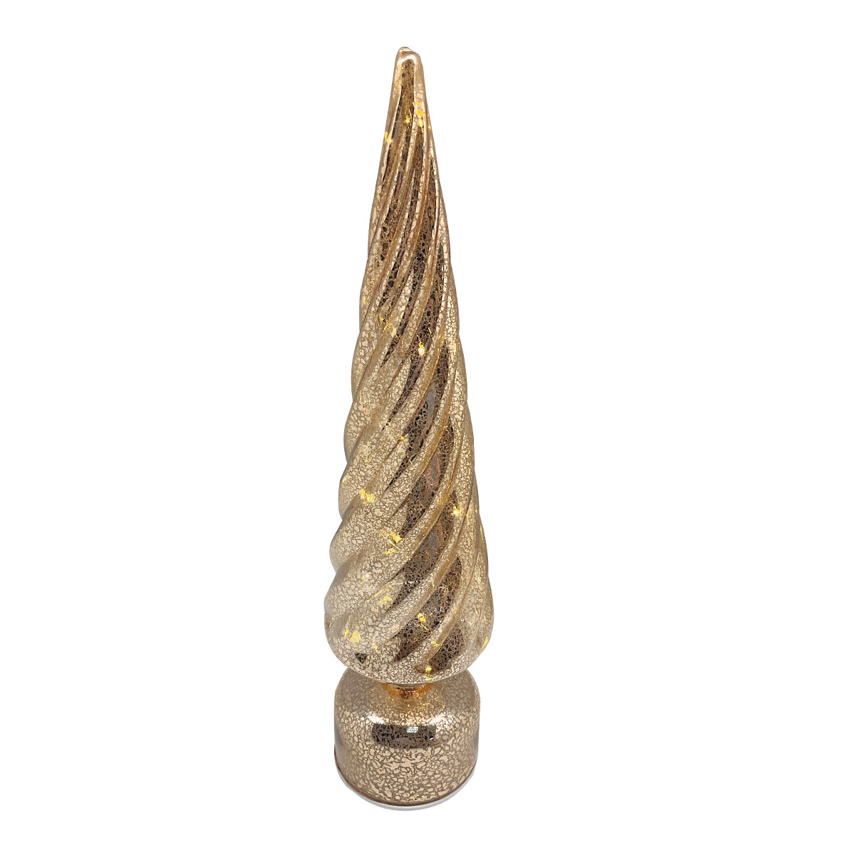 LED Glass Gold Rotating Tree - 40cm – Southwood Garden Centre