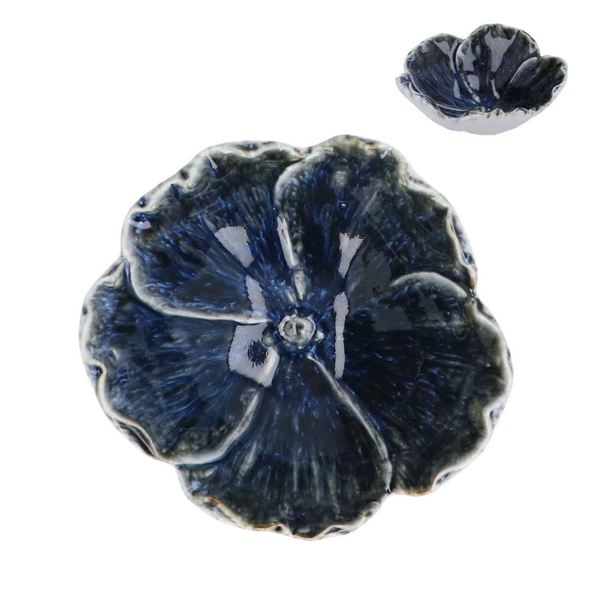 Gisela Graham - Blue Reactive Anemone Trinket Dish 12cm – Southwood ...