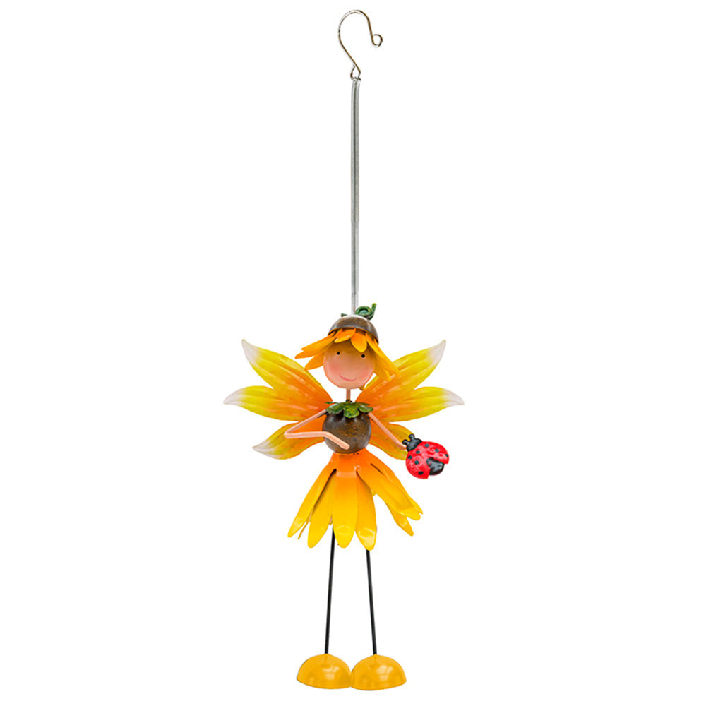 Fountasia Fairy Tinkle Toes - Honey Sunflower Garden Ornament ...