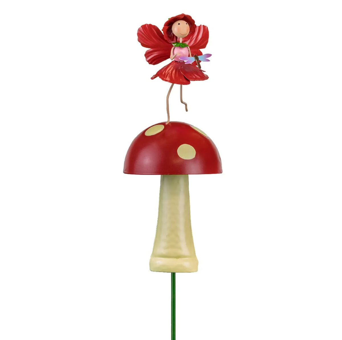 Fountasia Fairy Toadstool Garden Stake Poppy – Southwood Garden Centre