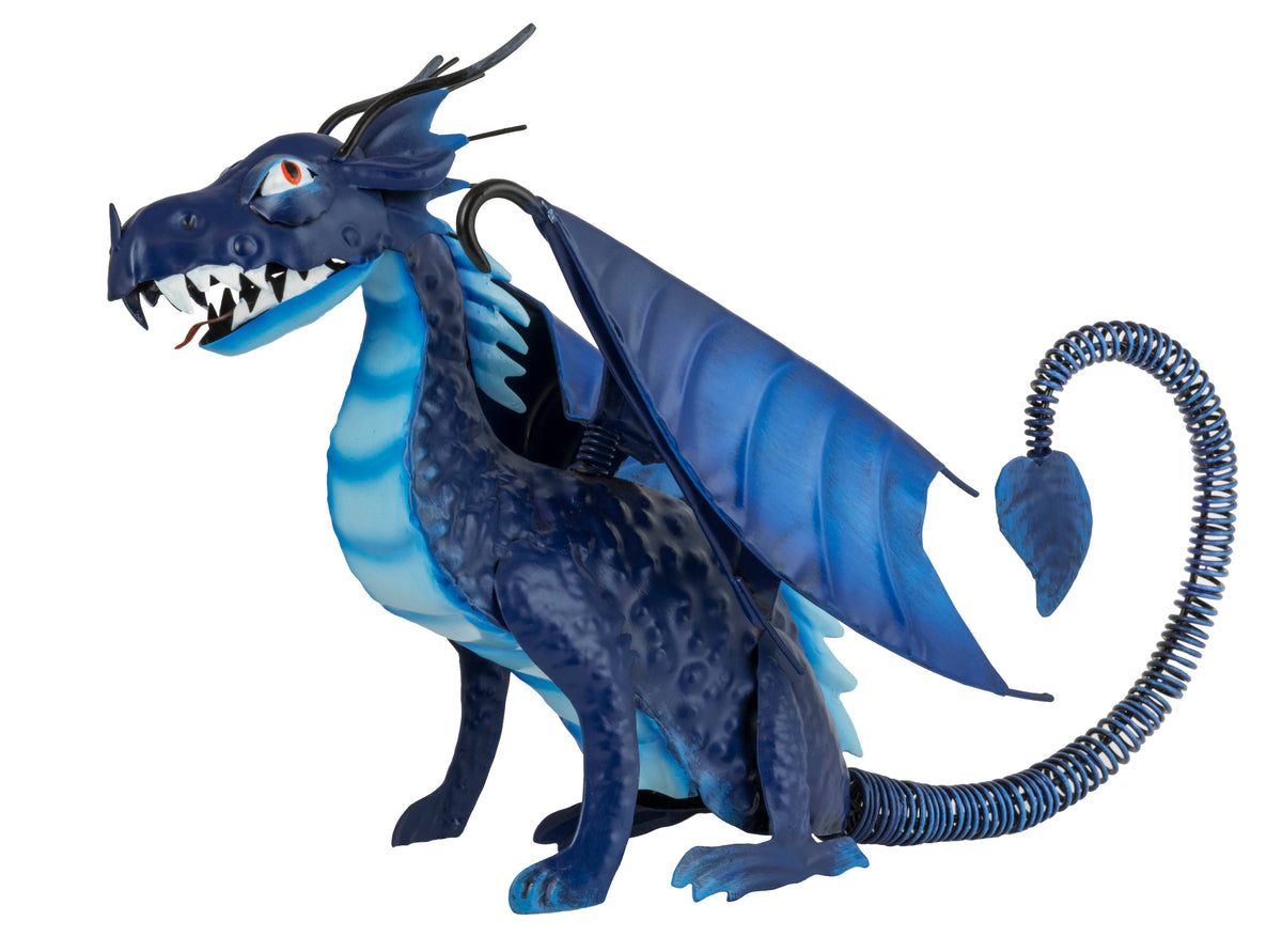Fountasia Drago the Blue Dragon Garden Ornament – Southwood Garden Centre