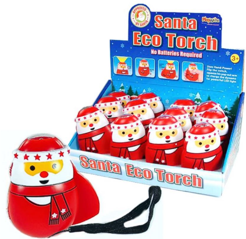 Christmas Santa Eco Torch – Southwood Garden Centre