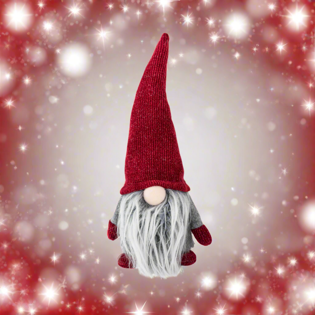 Burgundy Sparkle Mini Christmas Gonk – Southwood Garden Centre