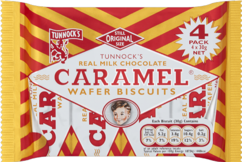 Tunnocks Caramel Wafer 4 Pack (4x30g) – Southwood Garden Centre