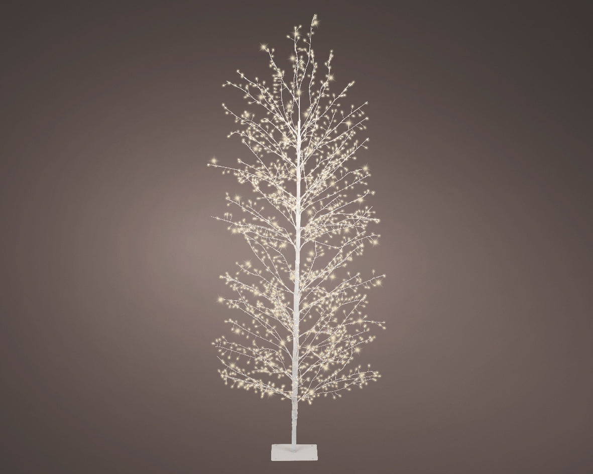 Outdoor White Twig Tree with Warm White Micro LEDs – Southwood Garden ...