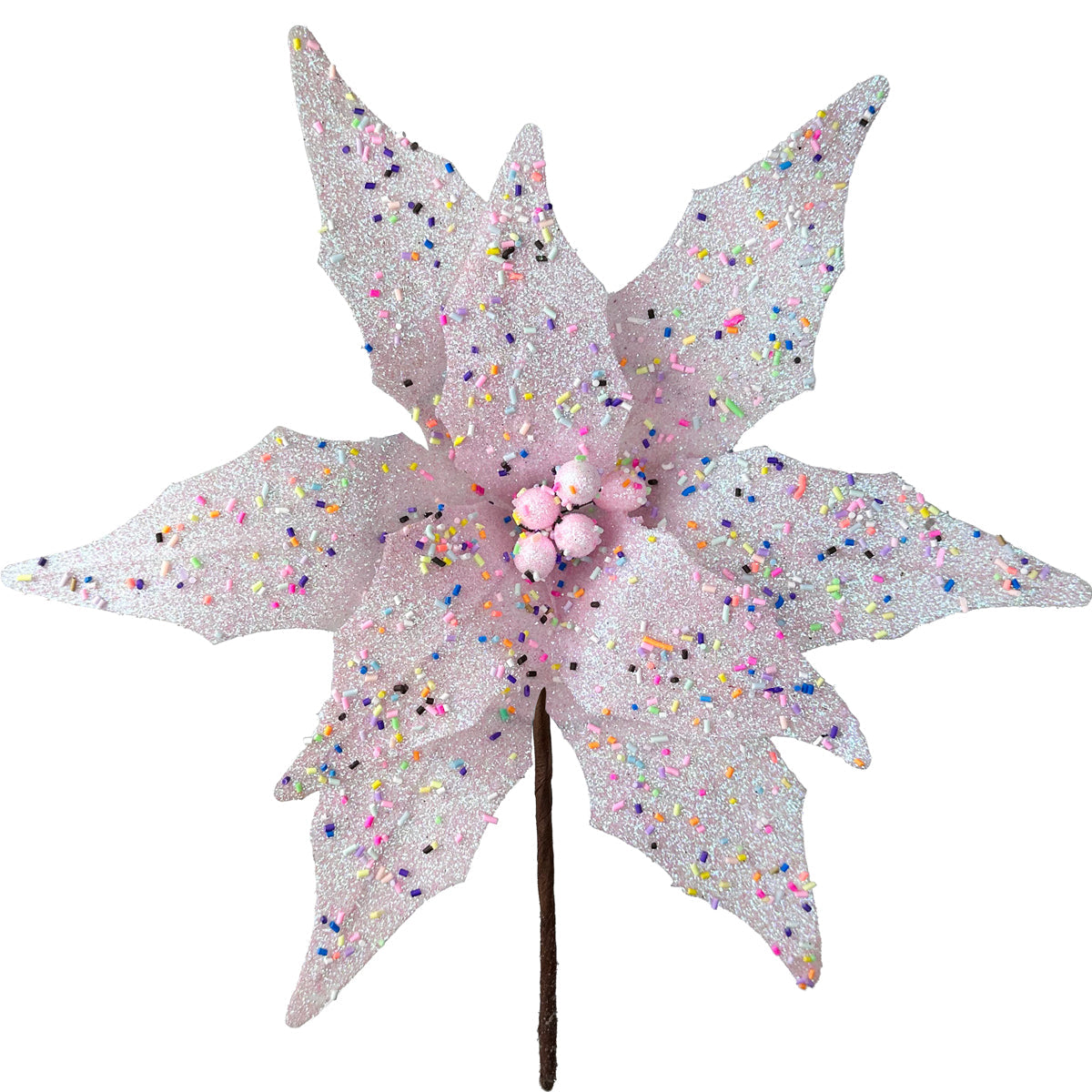 Pink & White Candy Flower Sprinkle Pick - 32 cm – Southwood Garden Centre