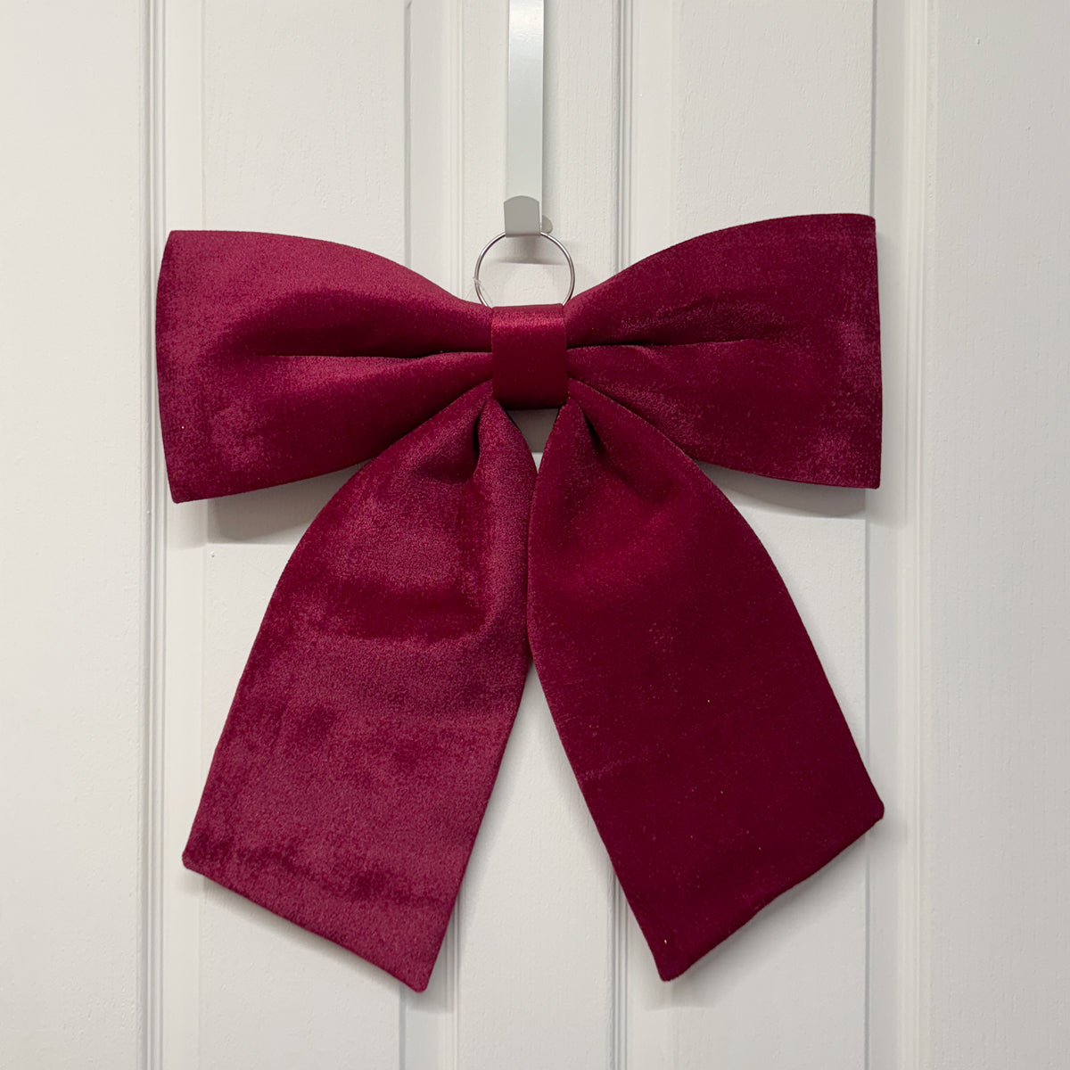 X-Large Dark Red Burgundy Velvet Mega Bow - 52cm – Southwood Garden Centre