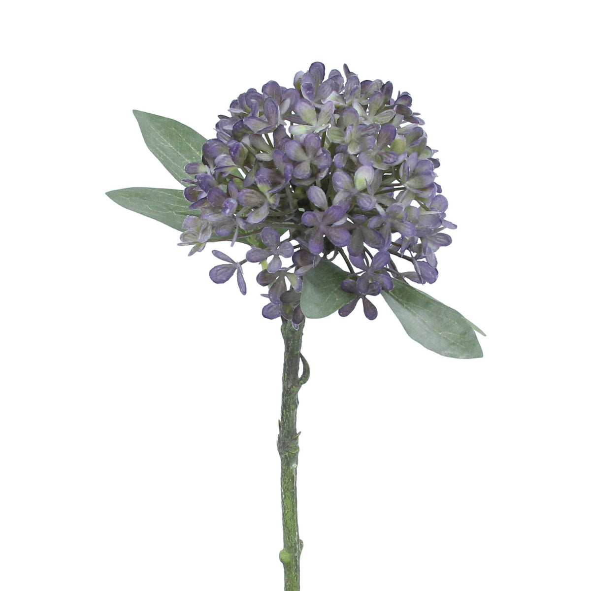 Gisela Graham Antique Purple Hydrangea Artificial Flower Pick 31cm ...