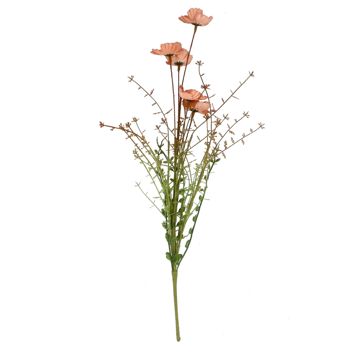 Gisela Graham Apricot Wild Rose Artificial Spray 55cm – Southwood ...