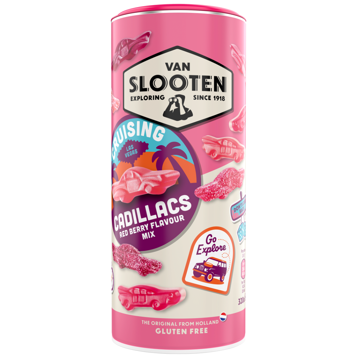 Van Slooten Cruising Cadillacs Red Berry Flavour Mix 320g – Southwood ...