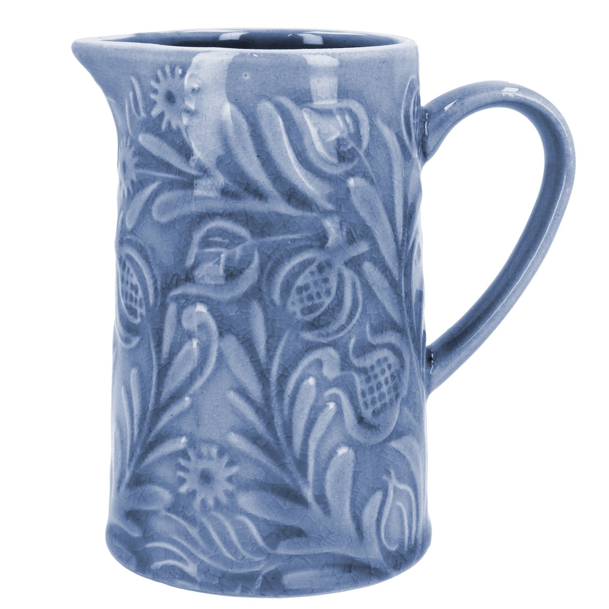 Gisela Graham Country Flowers Blue Stoneware Small Jug – Southwood ...