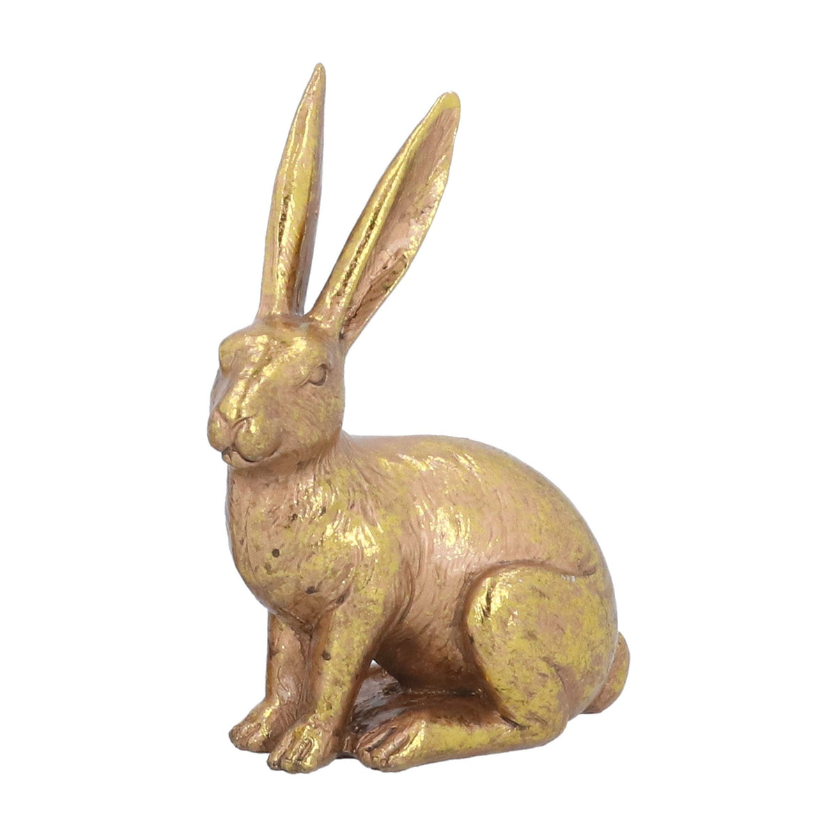 Gisela Graham - Gold Resin Hare Ornament – Southwood Garden Centre