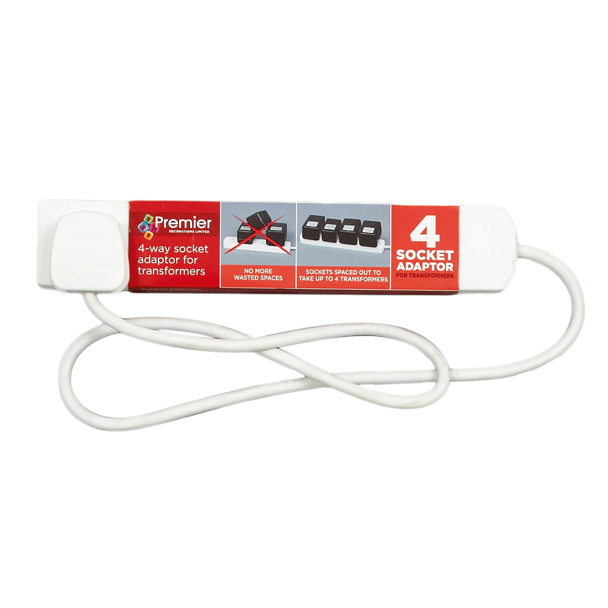 Premier 4 Way Extension Cable (Extra Wide) – Southwood Garden Centre