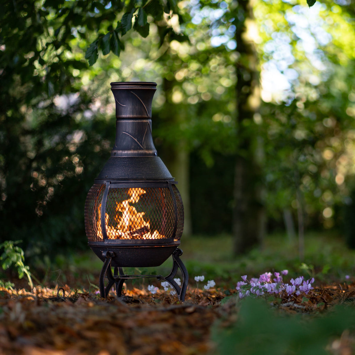 Woodlodge Bodmin Metal Chiminea - Special Offer – Southwood Garden Centre