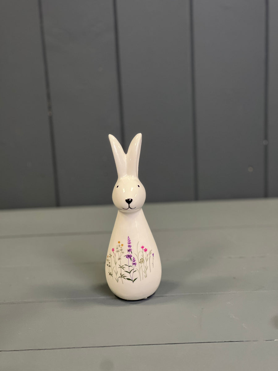 Tall Rabbit Flower Meadow Spring Ornament - 15.5cm – Southwood Garden ...