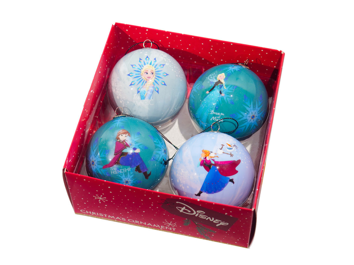 Disney Frozen Christmas Baubles - Box of 4 – Southwood Garden Centre