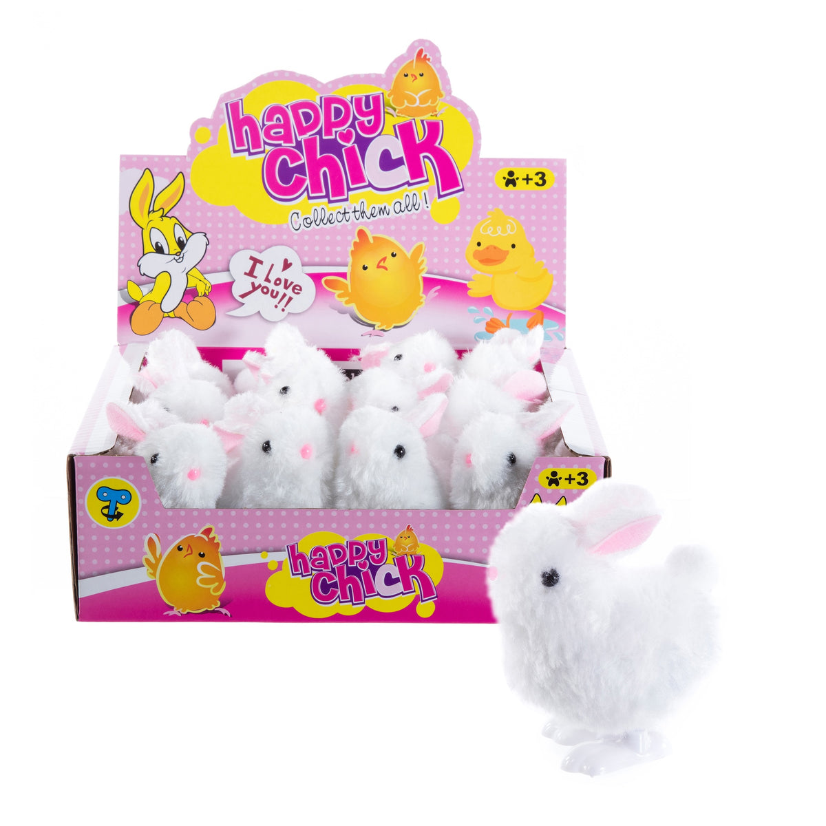 8.5cm Wind Up White Rabbit Toy – Southwood Garden Centre