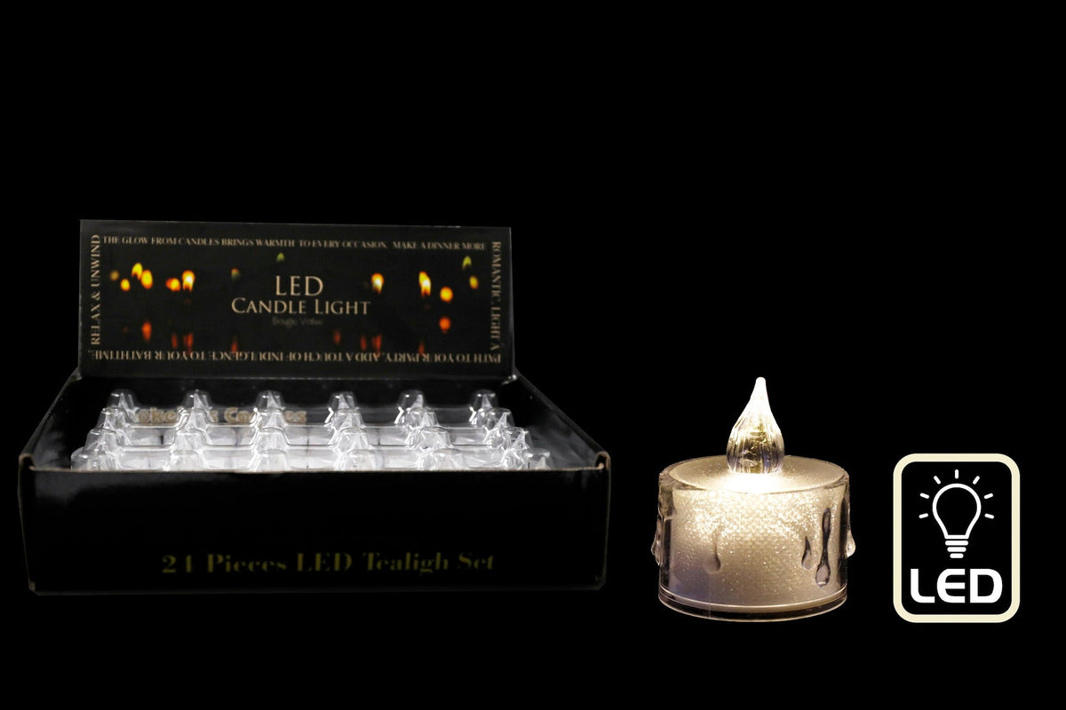 Small Light Up LED Drip Effect Candle – Southwood Garden Centre