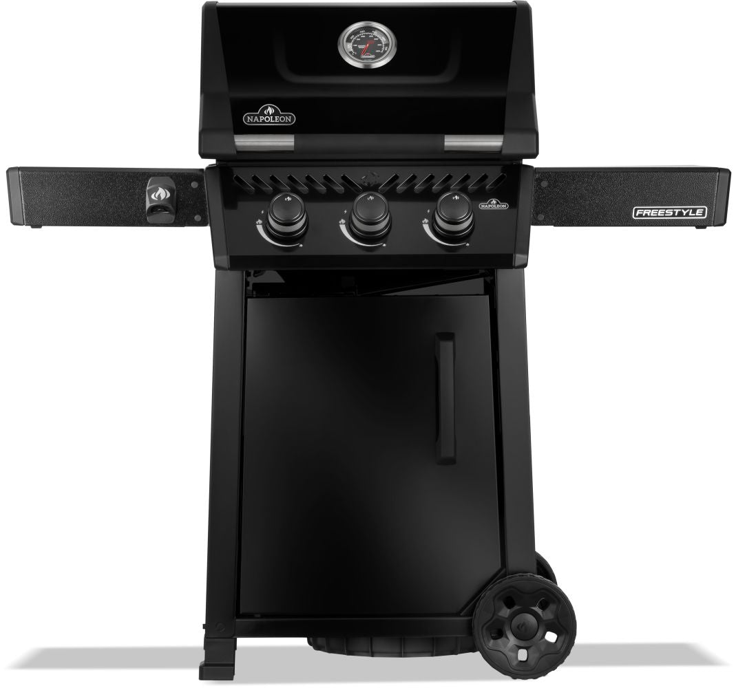 Napoleon Freestyle™ 365 Gas Grill BBQ 3 Burner Black with Door ...