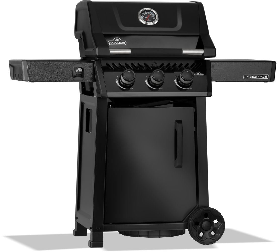 Napoleon Freestyle™ 365 Gas Grill BBQ 3 Burner Black with Door ...