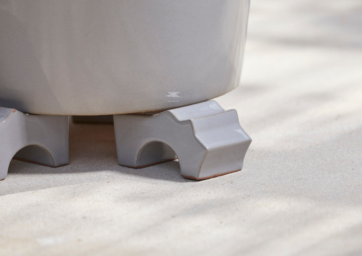 Woodlodge Large Grey Glazed Plant Pot Feet - Pack of 3 – Southwood ...
