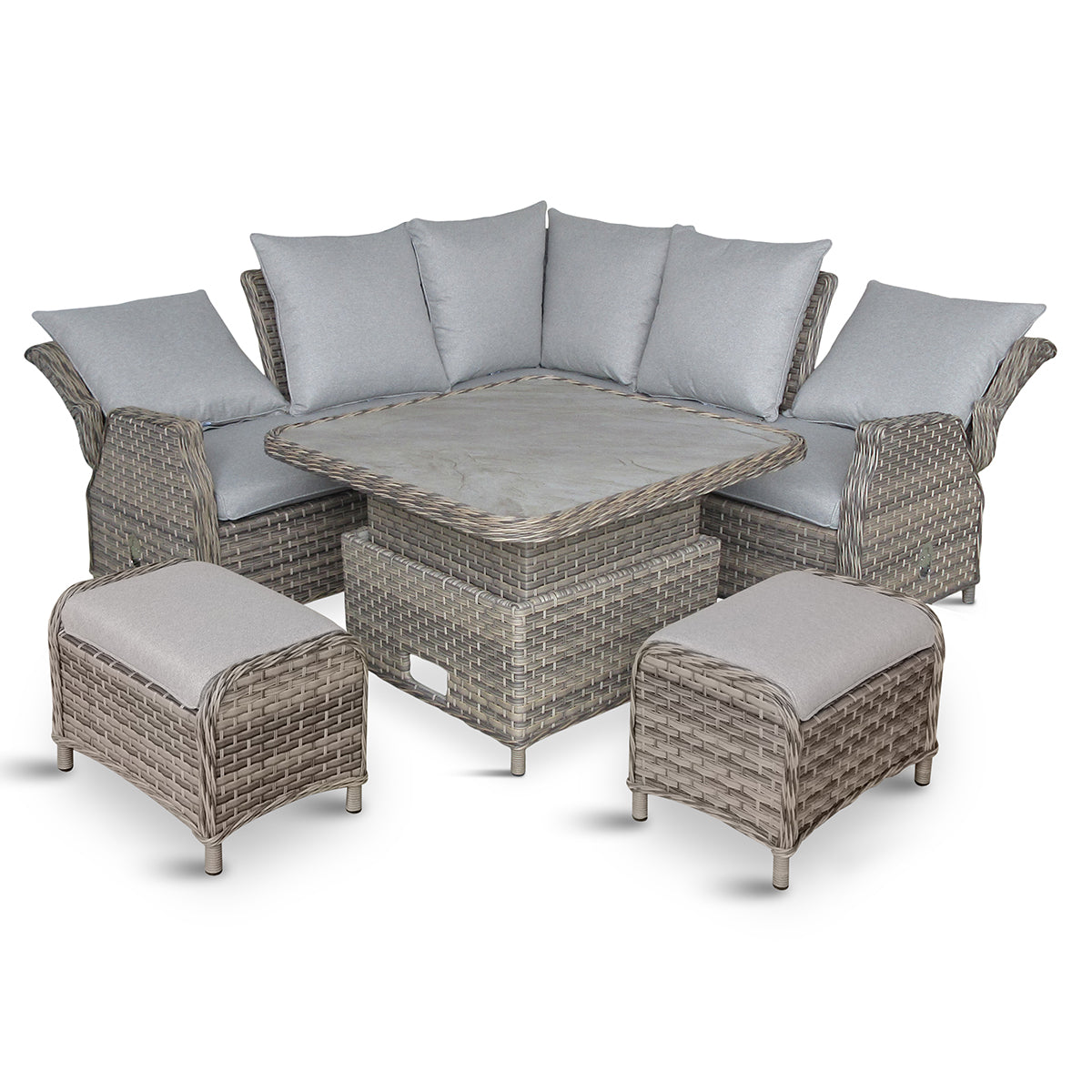 Leisure Grow - Florence Compact Modular Dining Set with Adjustable Hei ...