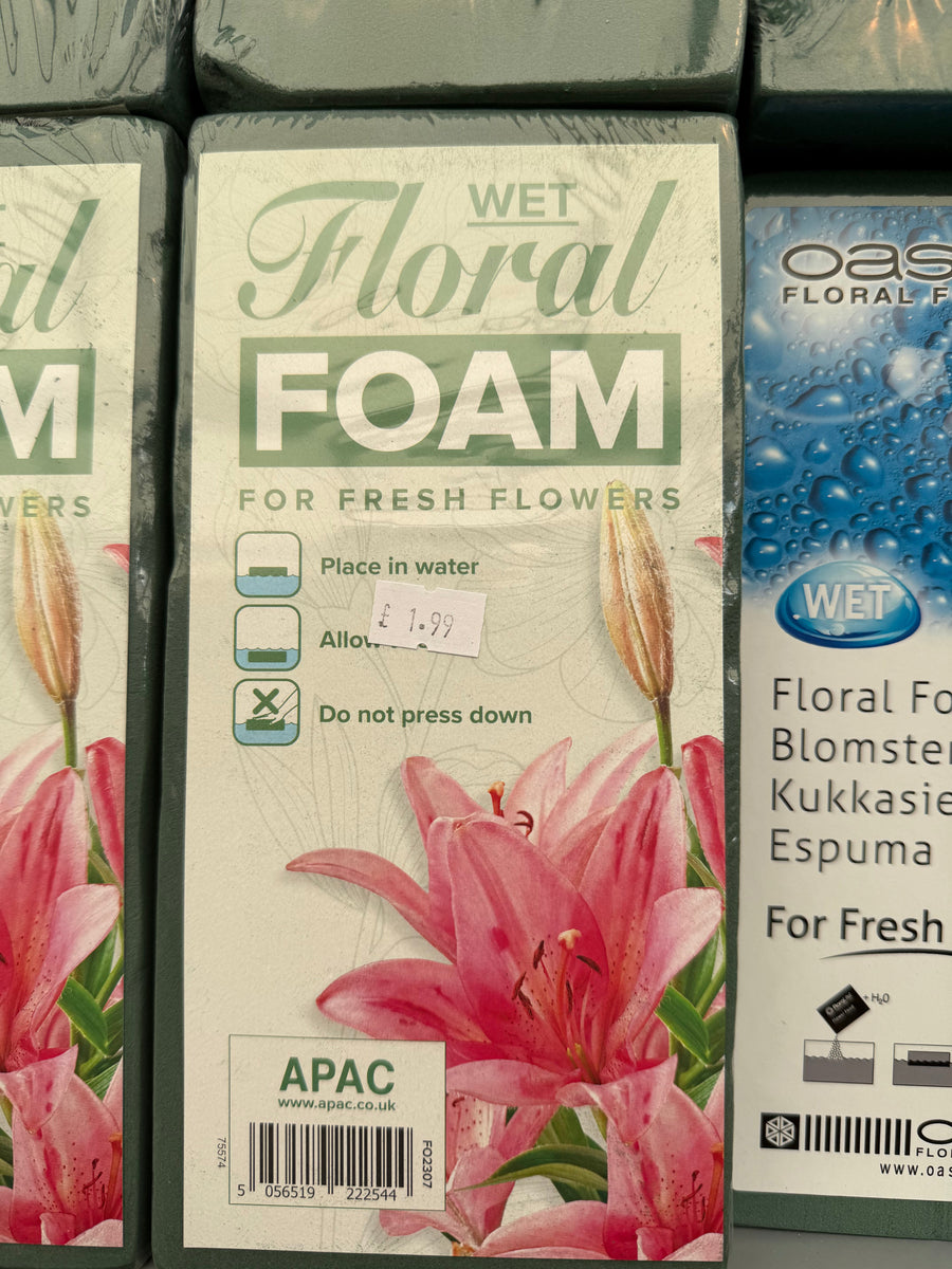 Wet Floral Foam Brick – Southwood Garden Centre