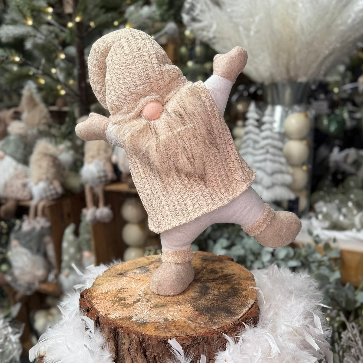 Large Festive Elton Dancing Gnome Gonk - 53cm – Southwood Garden Centre