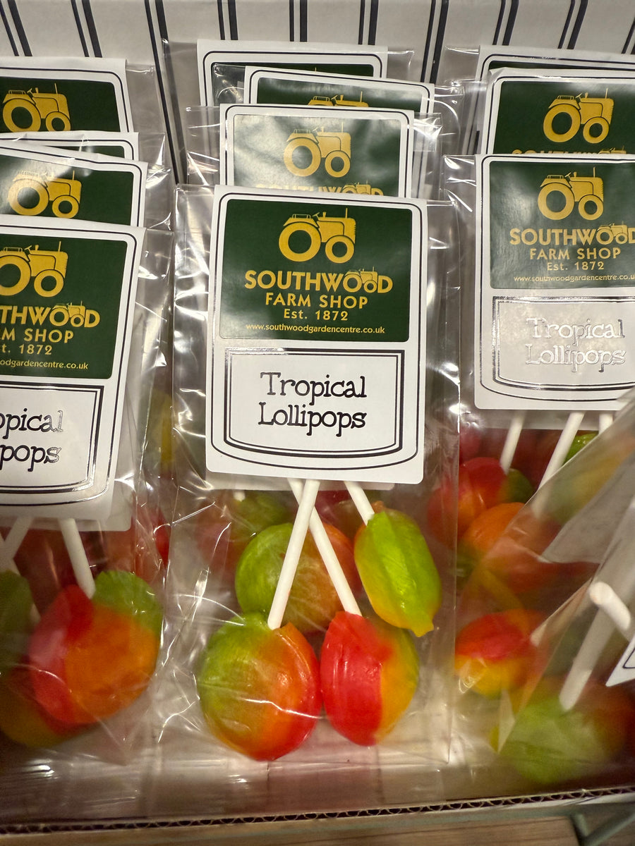 Southwood Farmshop Tropical Fruit Traditional Lollipops Pack of 4 ...