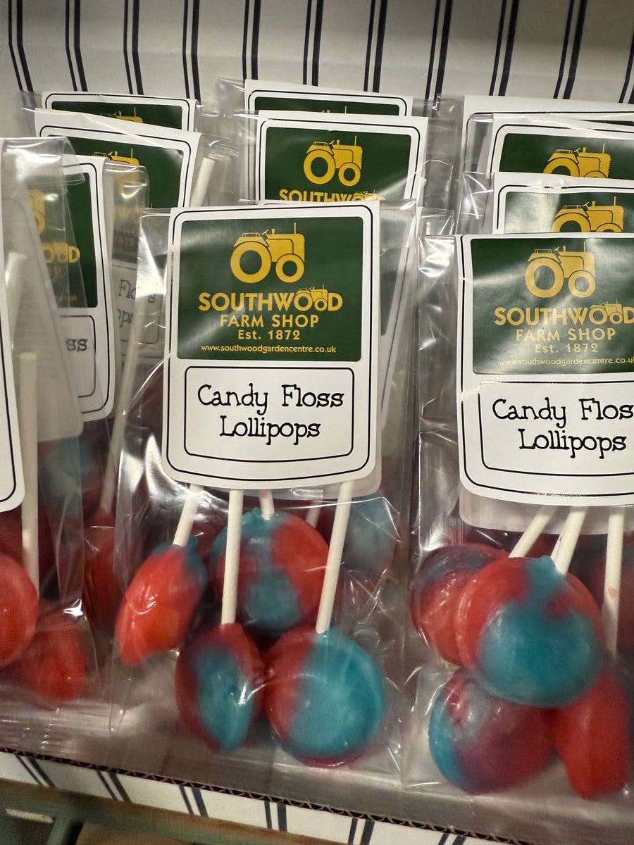 Southwood Farmshop Candy Floss Traditional Lollipops Pack of 4 ...