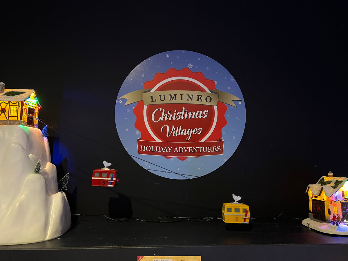 Christmas Village Light-Up Animated Cable Car Lift – Southwood Garden ...