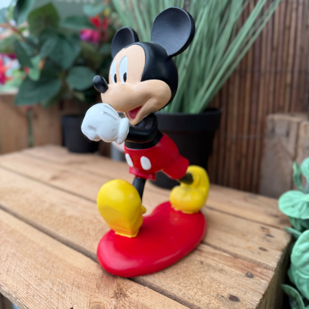 Disney Mickey Mouse Walking Garden Statue Small – Southwood Garden Centre
