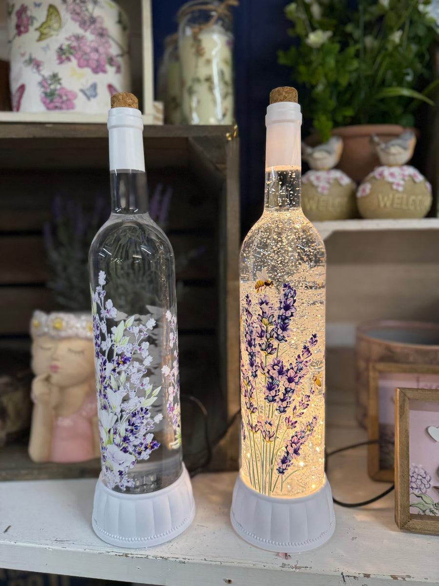 Large Glitter Lavender Water Spinner - 36cm – Southwood Garden Centre