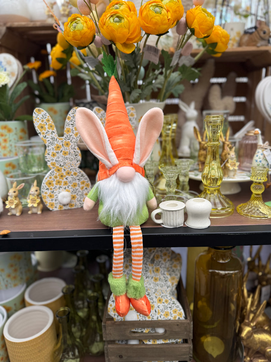 55cm Carrot Rabbit Gonk Shelf-sitter with Dangly Legs – Southwood ...