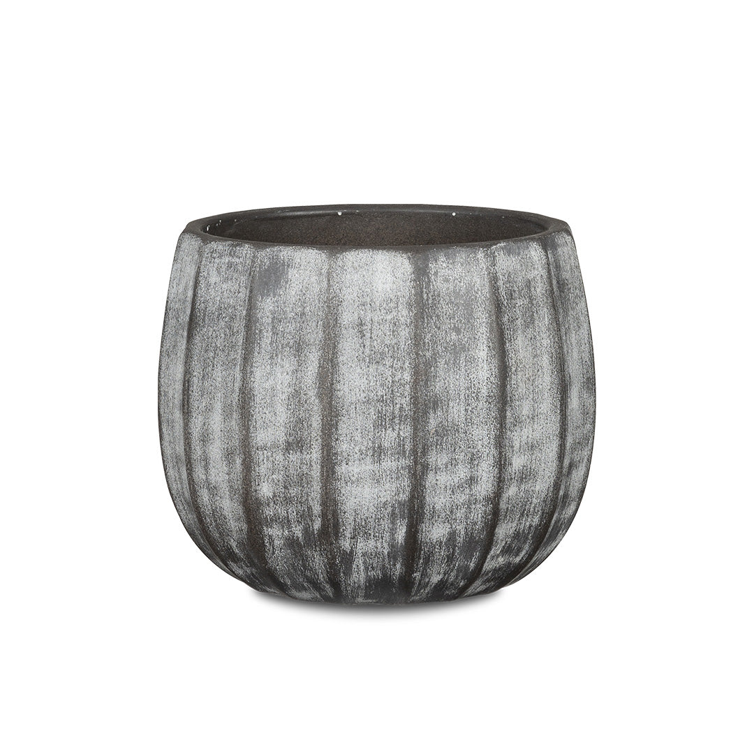 Scheurich Runa Washed Grey House Plant Pot - 14cm – Southwood Garden Centre