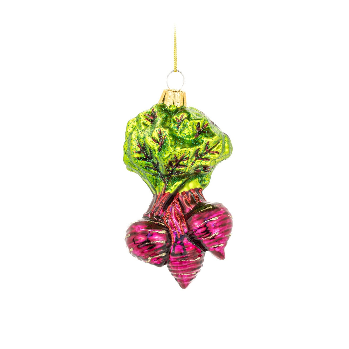 Glass Beetroot Bauble – Southwood Garden Centre