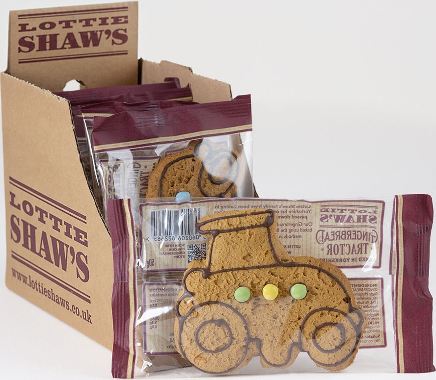 Lottie Shaw's - Gingerbread Tractor 50g – Southwood Garden Centre