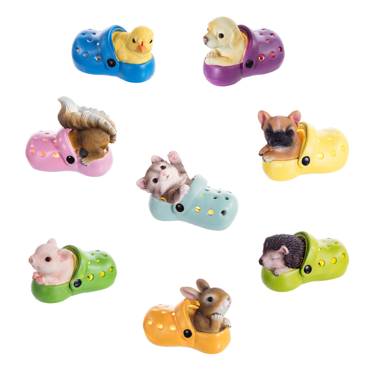 13.5cm Light Up LED Battery Operated Animal in Clog – Southwood Garden ...