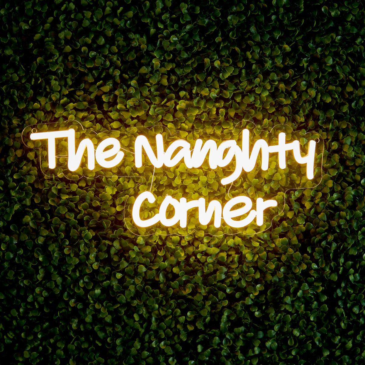 The Naughty Corner Warm White LED Neon Wall Sign - 38cm – Southwood ...
