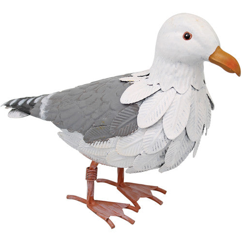 Metal Seagull Garden Ornament – Southwood Garden Centre