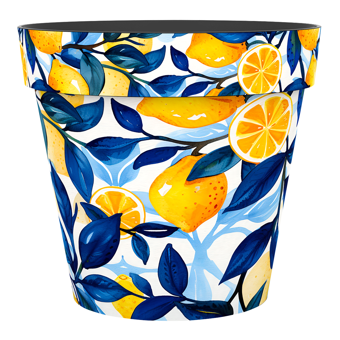 Creekwood 30cm Zest Marbella Lemon Plant Pot – Southwood Garden Centre