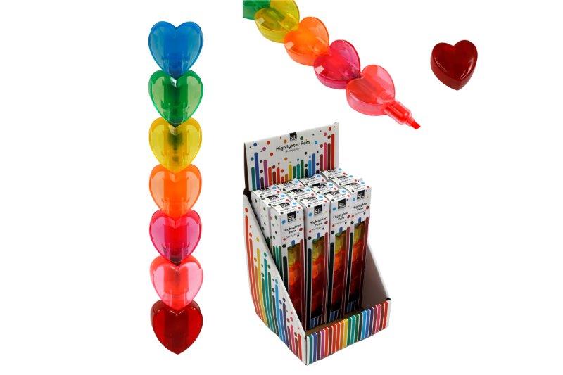 Heart Highlighter Tower - Set of 6 Colours – Southwood Garden Centre