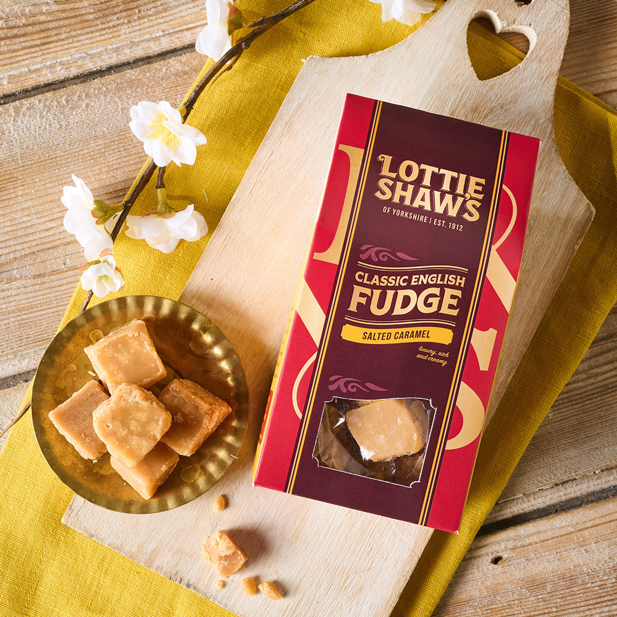 Lottie Shaw’s Salted Caramel Fudge - 150g – Southwood Garden Centre