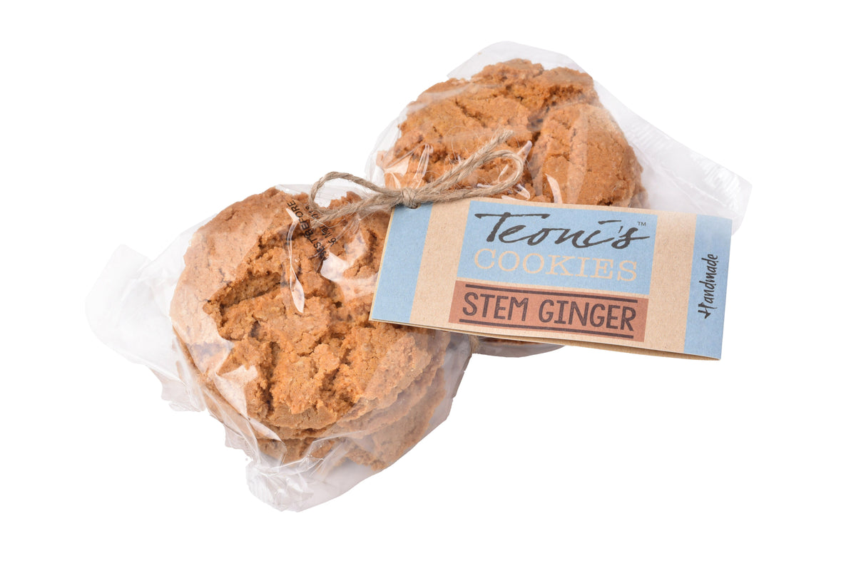 Teoni's - Stem Ginger Oat Crunch Cookies - 300g – Southwood Garden Centre