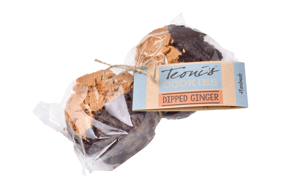 Teoni's - Dipped Chocolate Stem Ginger Cookies - 300g – Southwood ...